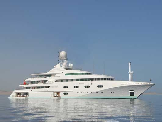 Superyacht Princess Mariana signed by CNI and Merle Wood